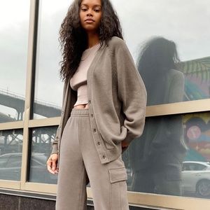 TNA | Sweaters | Tna Aritzia Barry Oversized Knit Cardigan Sweater ...